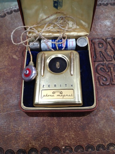 Vintage Zenith Royal Phone Magnet Hearing Aid Device Untested | eBay