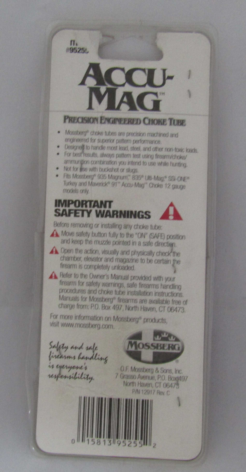 ACCU-CHOKE #95255 12 GAUGE X-FULL MOSSBERG ACCU-MAG MODELS EXTENDED | eBay