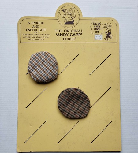 Vintage 1984 Original Andy Cap Purse Store Display w/ 2 New Old Stock ...