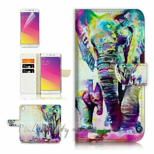 Elephant TPU Phone Wallet Case Cover For New Optus X Pro 2 / ZTE P652 ...