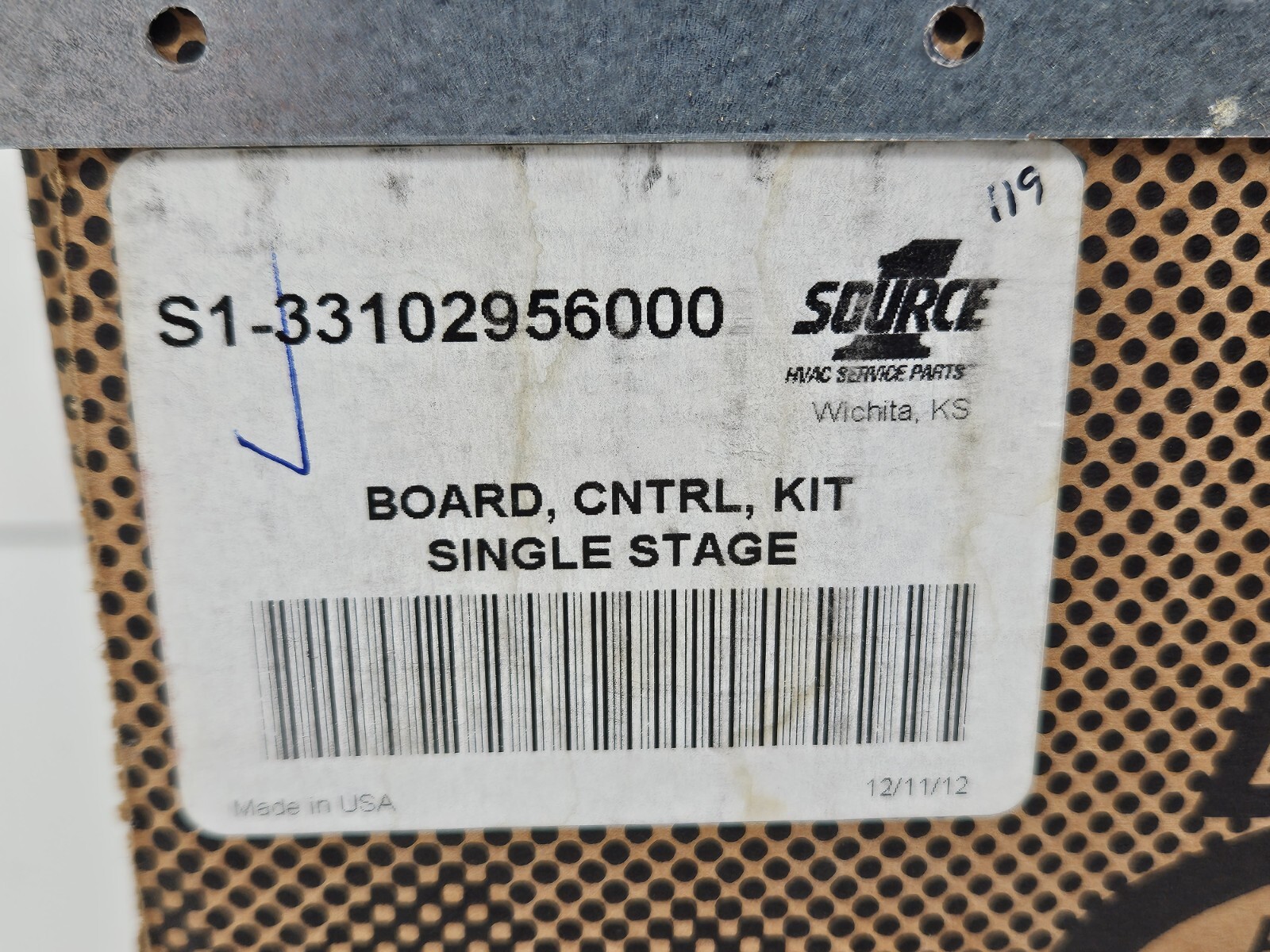 Source 1 York S1-33102956000 Single Stage Control Board Kit 33102956000 ...