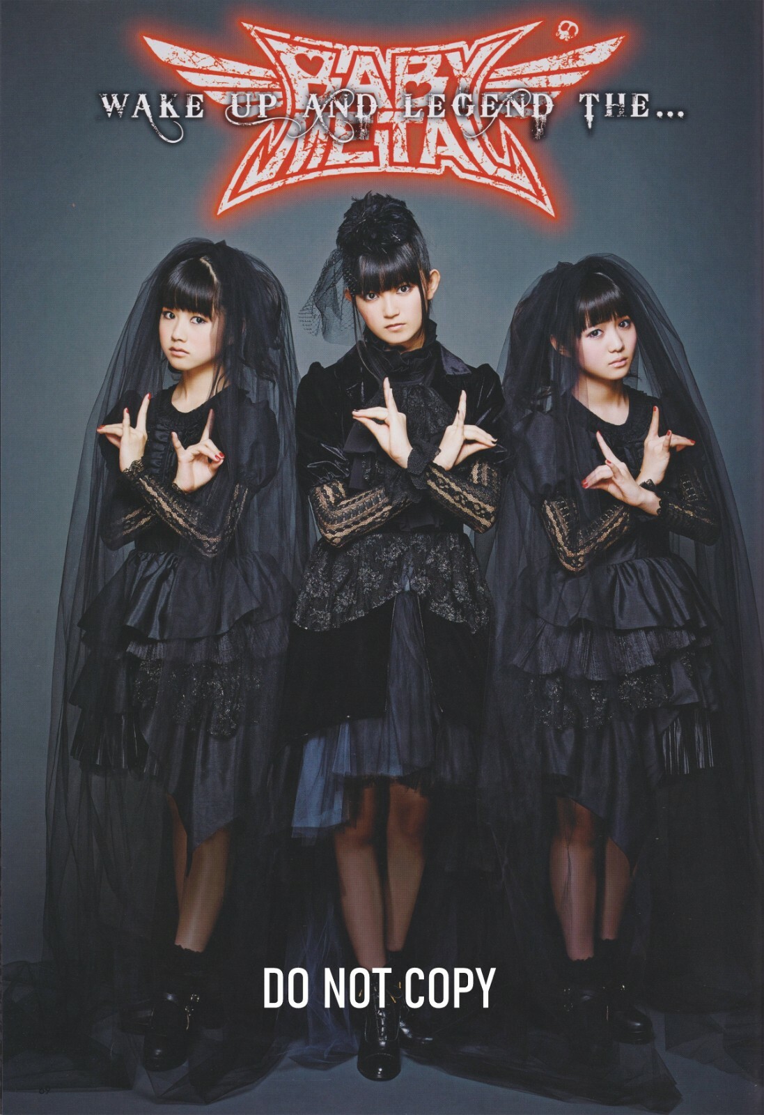 BABYMETAL POSTER 18" x 24" RARE HIGH QUALITY MATTE PRINT MOA YUI SU ...