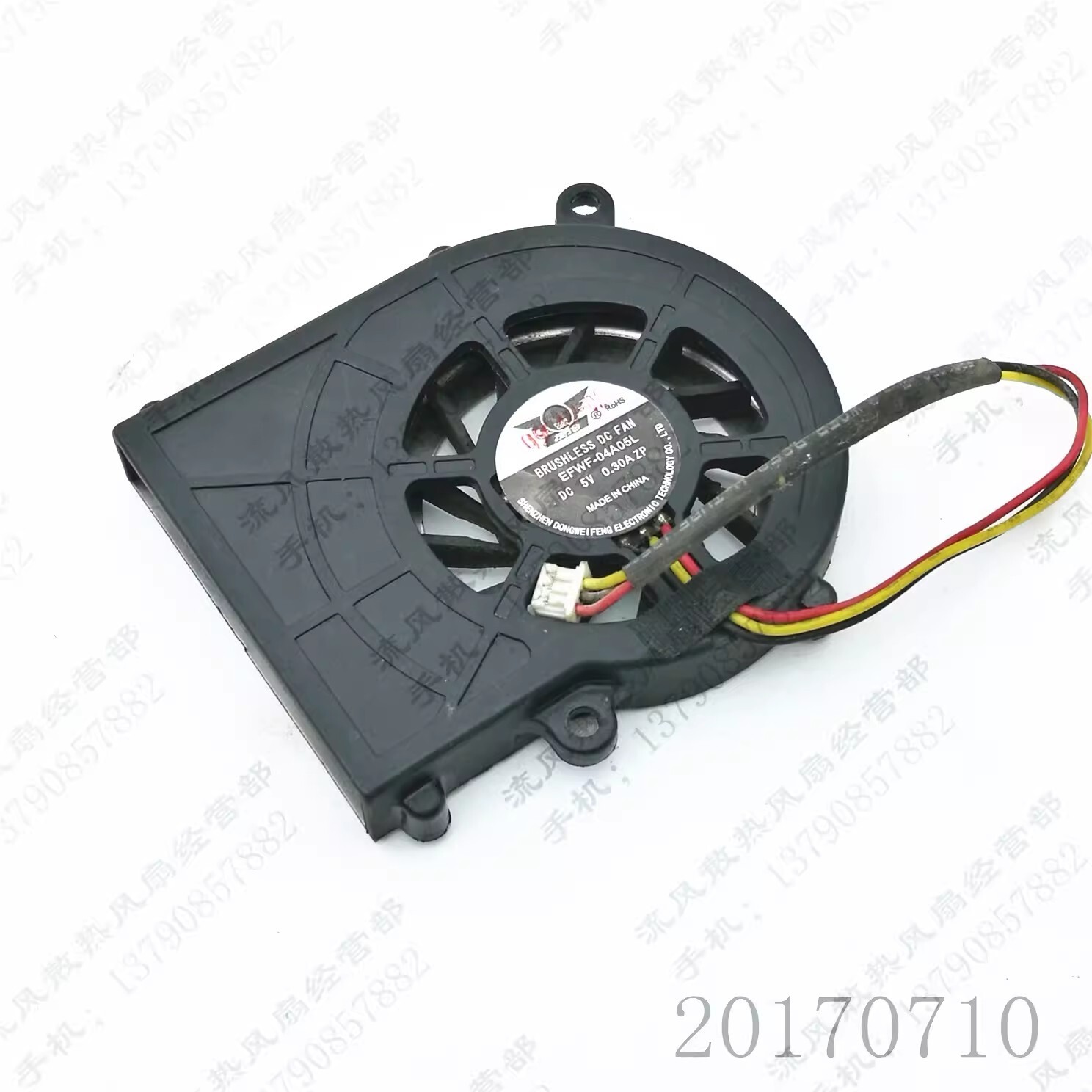 1PCS EFWF-04A05L DC5V 0.3A 3-Pin CPU Silent Cooling Fan | eBay