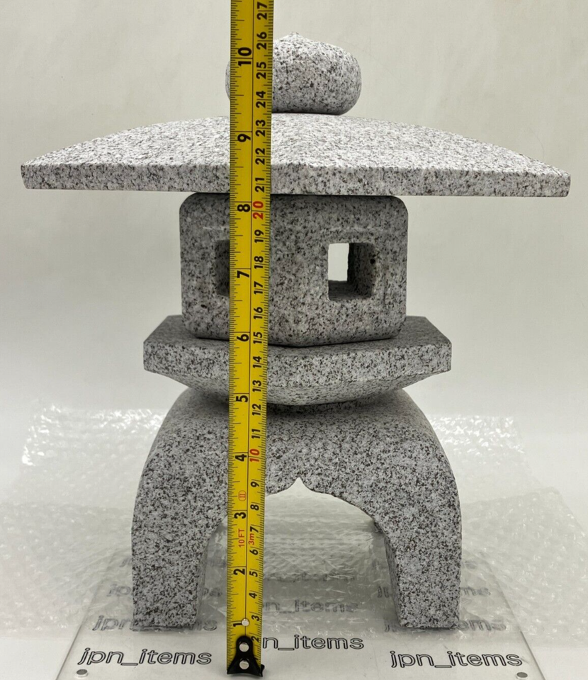 Stone Lantern Yukimi Tourou Small Granite Japanese Garden Ornament ...