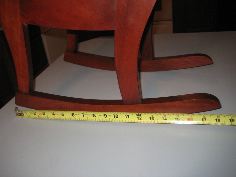 2 Childs Vintage Duncan Phyfe Harp/Lyre Back Side Chair Rocker Rocking ...