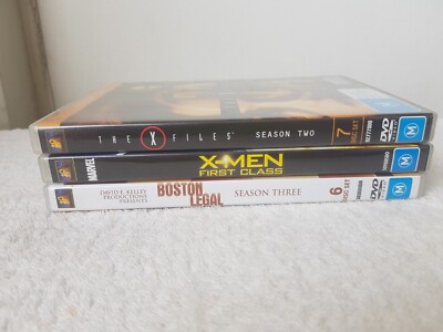Dvds M Rated X-Men First Class The X Files 2 Boston Legal Season Three ...