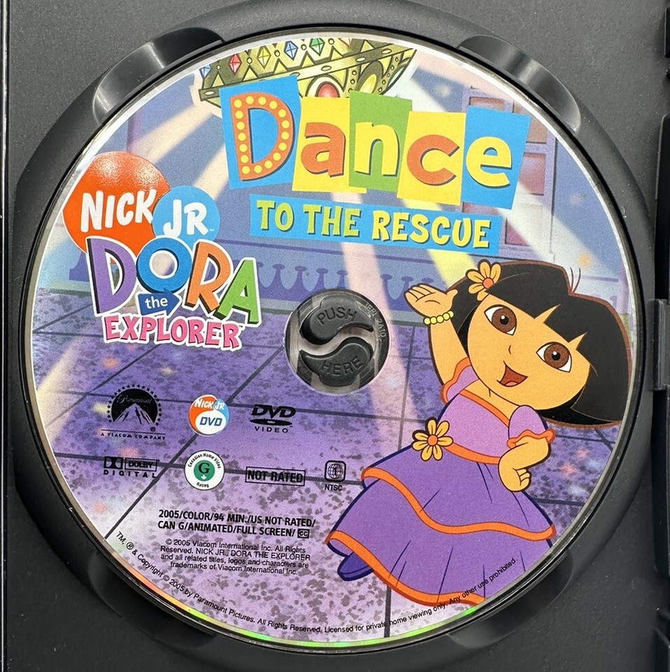 Dora the Explorer Dance to the Rescue DVD Full-Screen Free Shipping ...