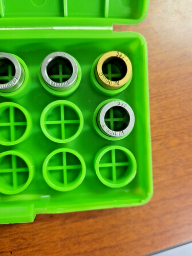 Redding Reloading Titanium Nitride & Steel Neck Sizing Bushings. *You ...