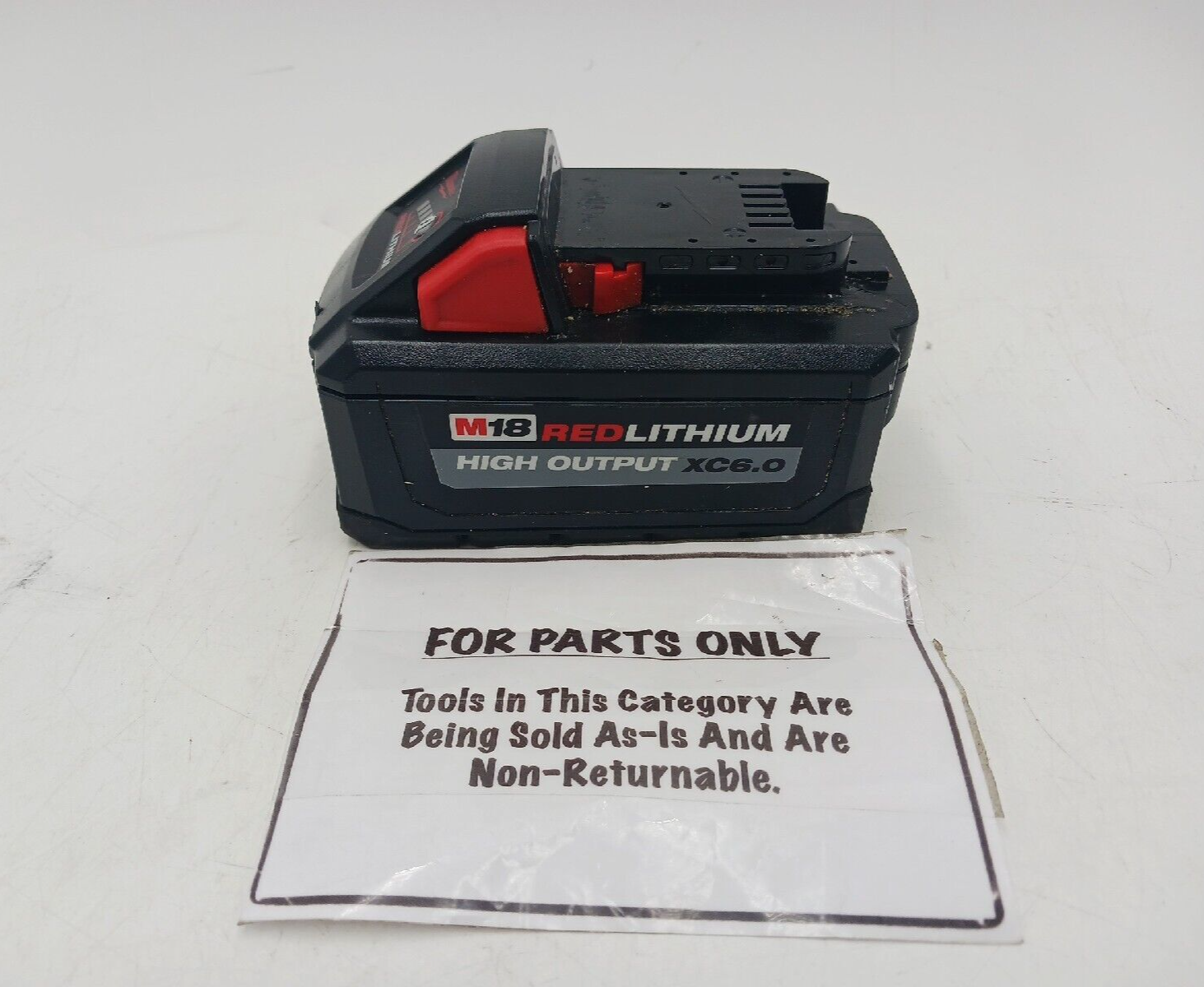 Milwaukee 48-11-1865 M18 18V High Output Battery Pack 6.0Ah (FOR PARTS ...