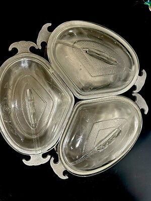 Guardian Service Ware 6 Piece Serving Oven Dishes Glass Lids Vintage | eBay