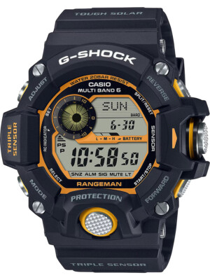 NEW Casio G-Shock RANGEMAN YELLOW ACCENT Altimeter Barometer Mens Watch ...