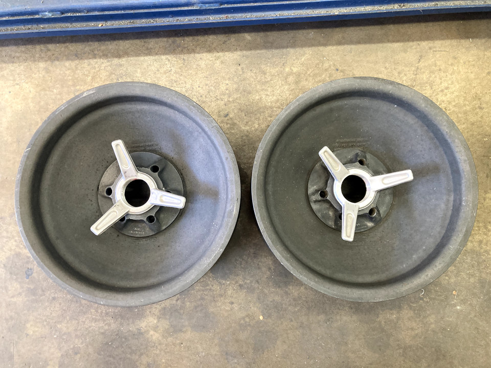 16x6-inch Halibrand Smoothie wheels, Indy, Hotrod, Knock-off, SCTA ...