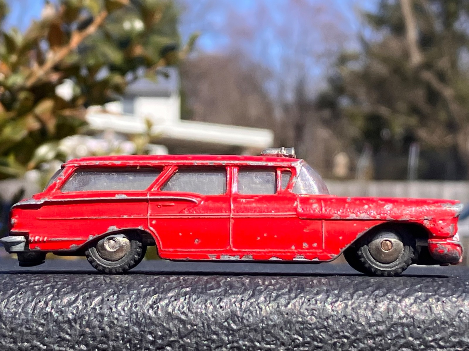 Vintage Hubley Real Toys 1958 Chevrolet Biscayne Wagon Fire Chief 1/60 ...