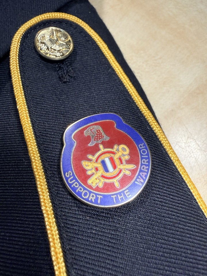 US Army ASU Blue Service Coat 37SC Short E5 Sgt Ribbons DeRossi DLA ...