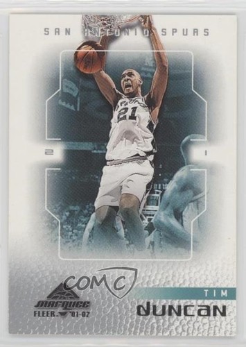 2001-02 Fleer Marquee Tim Duncan #8 HOF | eBay