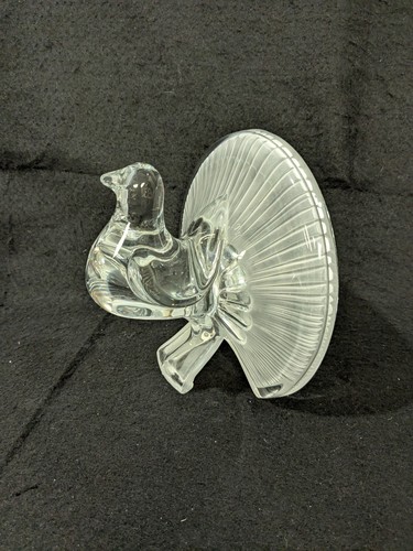 Daum France Crystal Turkey Clear Signed Figurine (Height 7") | eBay