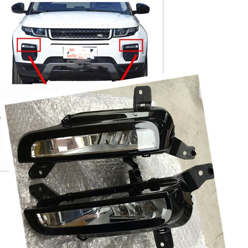 1Pair Front Bumper LED Fog Lamp Light Bulbs DRL For Land Rover Evoque ...