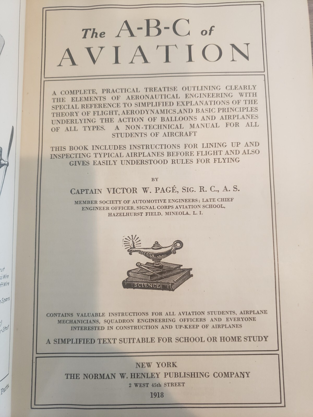 The ABC of Aviation 1918 NM 1st Ed. | eBay