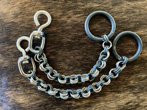 Western Cow Horse Buckaroo Vaquero Rein Chains | eBay