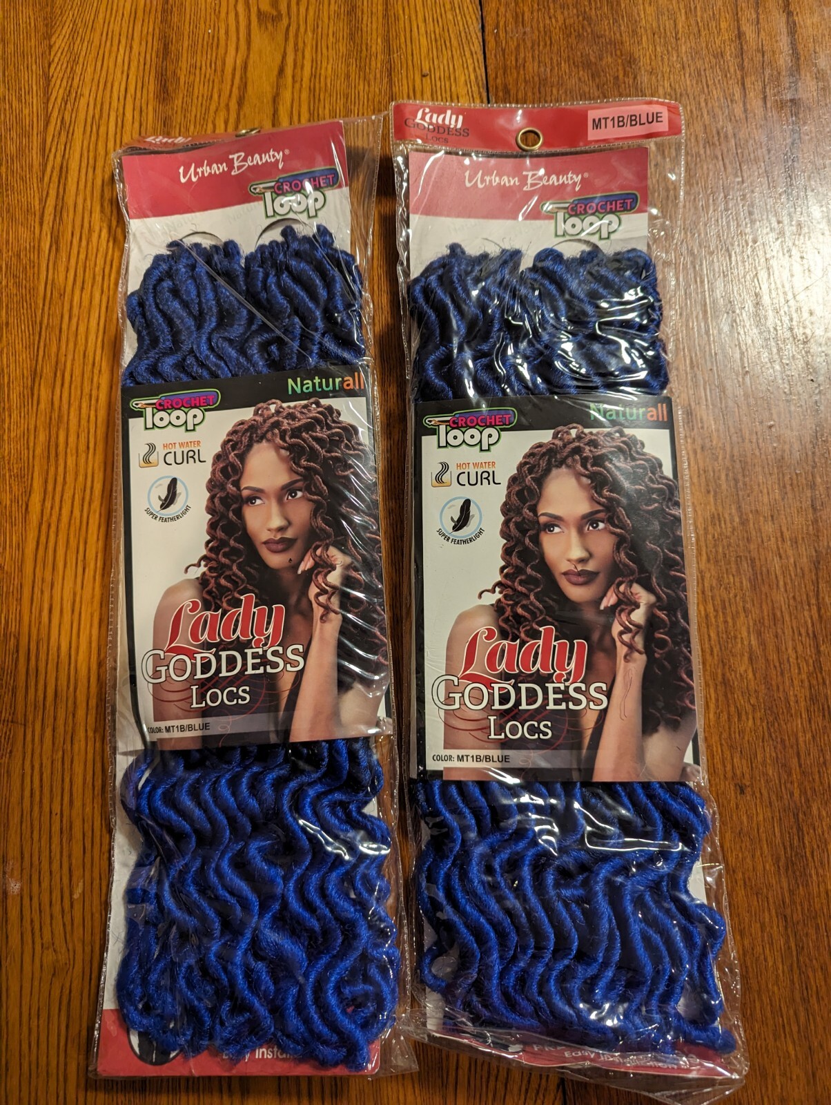 2 packs of Lady Goddess Locs Hair Extensions with crochet loop - color ...