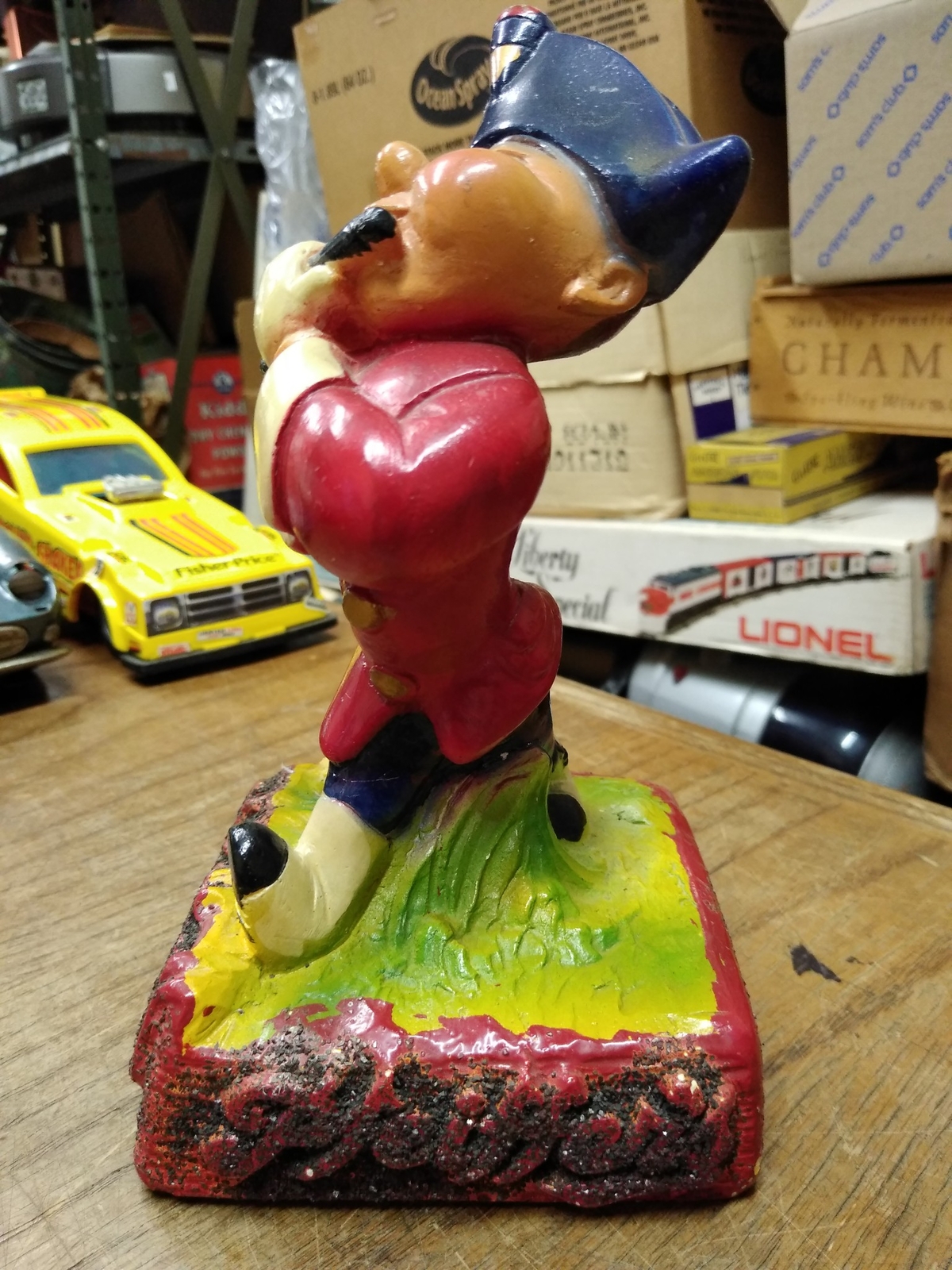 Vtg 1950's Pfeiffer's Beer Bar Advertising Chalkware Statue Barware ...