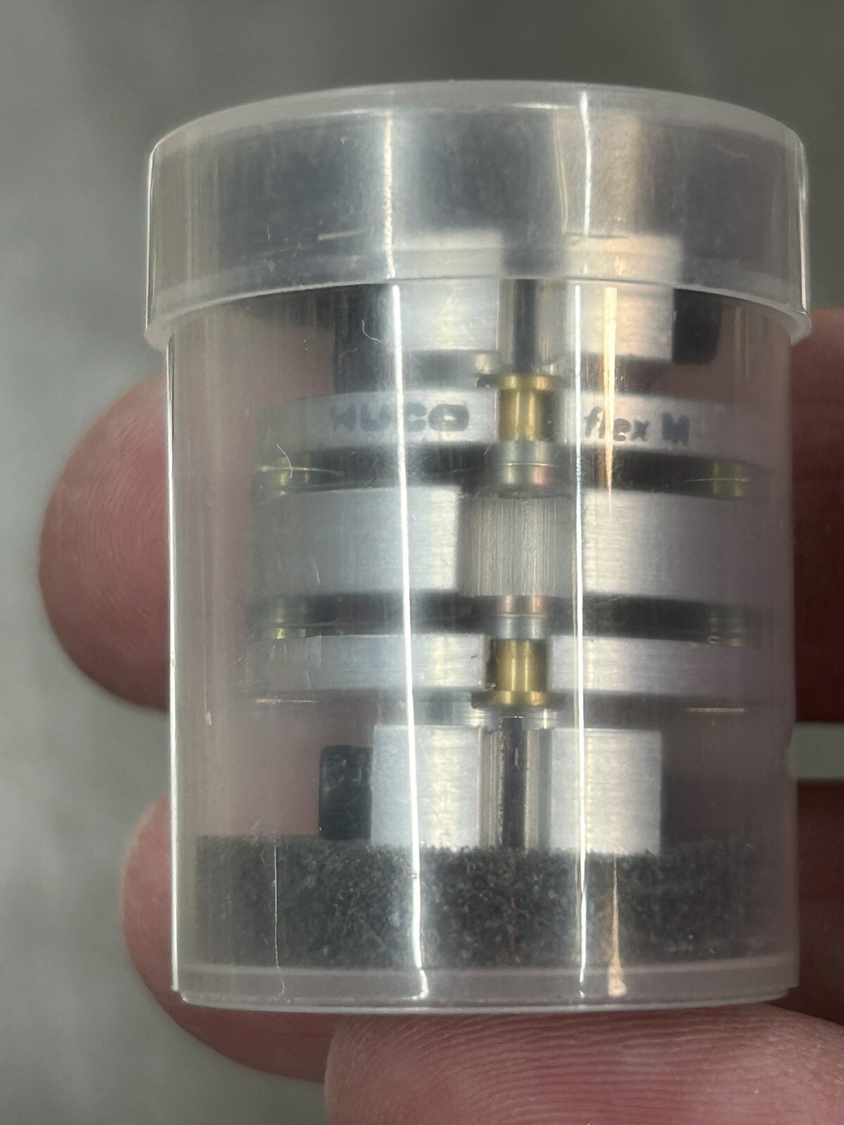 HUCO FLEX M METRIC WAFER SPRING COUPLING 6MM BORE ON BOTH ENDS WITH ...