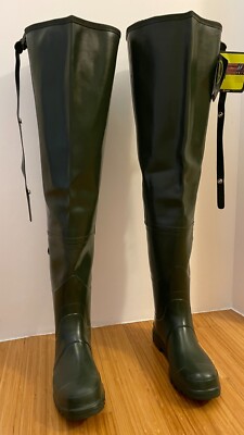 STIVALI WADERS AIGLE RIVIERE VERT VERDE TAGLIA 46 CON SCATOLA | eBay UK