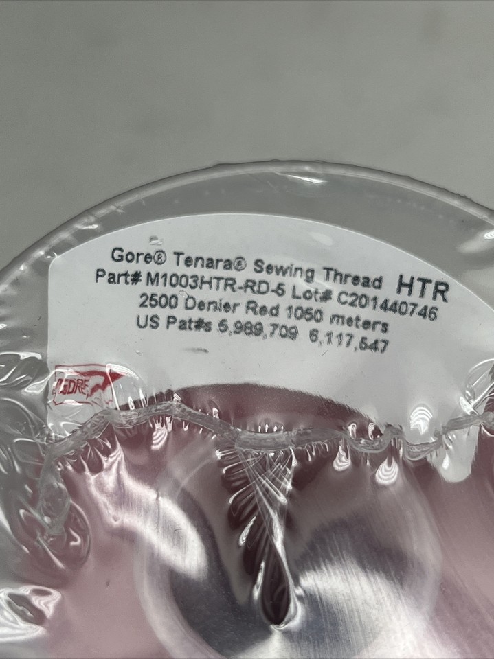 GORE TENARA SEWING THREAD RED 1050 METERS | eBay
