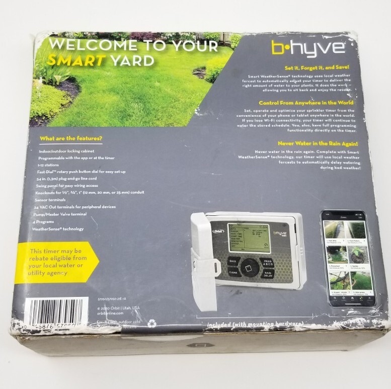 Orbit B-hyve 57950 Smart WiFi 12 Station Sprinkler System Controller ...