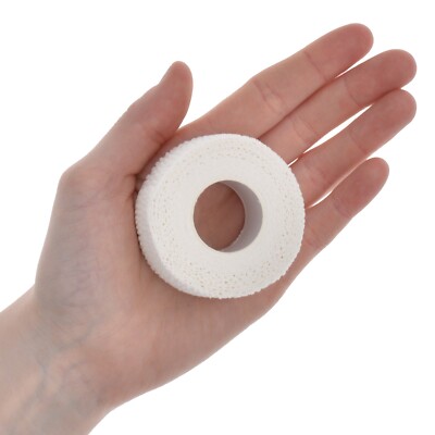 ELASTICATED BANDAGE WRAP 2.5cm x 4.5M TAPE EAB Self Adhesive Sticky ...