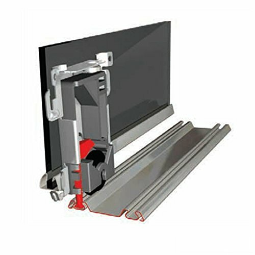 Wardrobe Sliding Door Wheel Runners with Anti Jump Safety Clip - 66Lbs ...