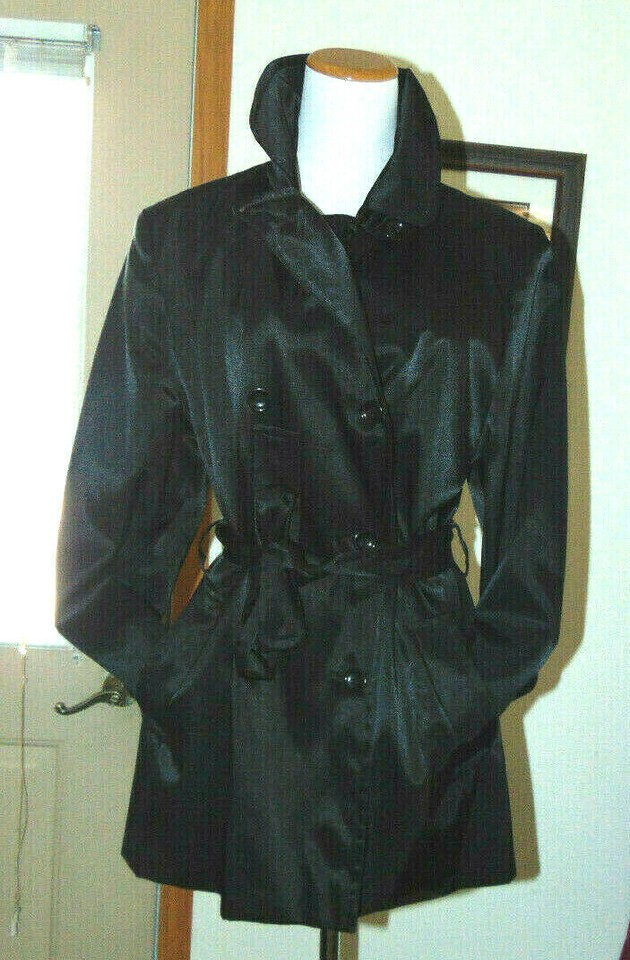 izzi Outerwear Women Cotton Nylon Spring Coat ShortTrench Coat Jacket ...