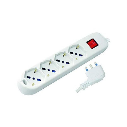 Vigor-Blinky Multi Sockets 4 Schuko Prises Internes Deux Pas Blanc 16A ...