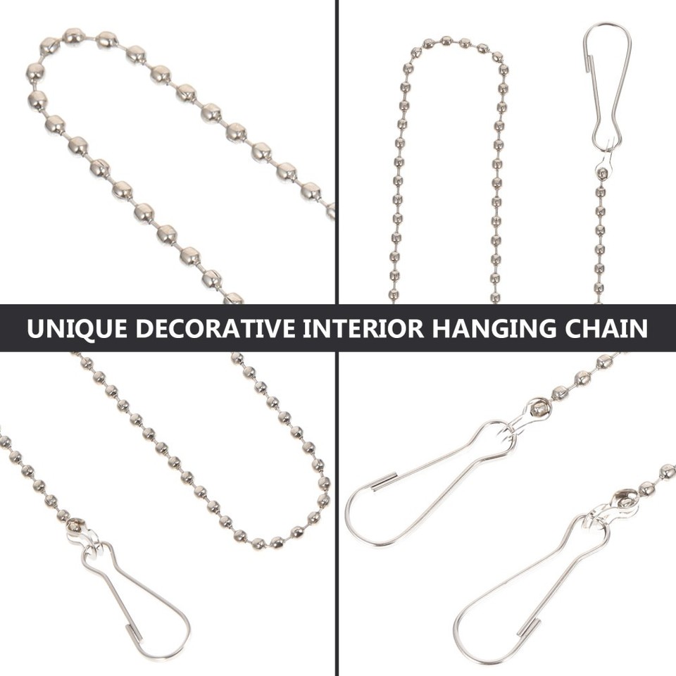 50pcs Poster Pole Hanging Chains with Hook Hanging Flag Chains Poster ...