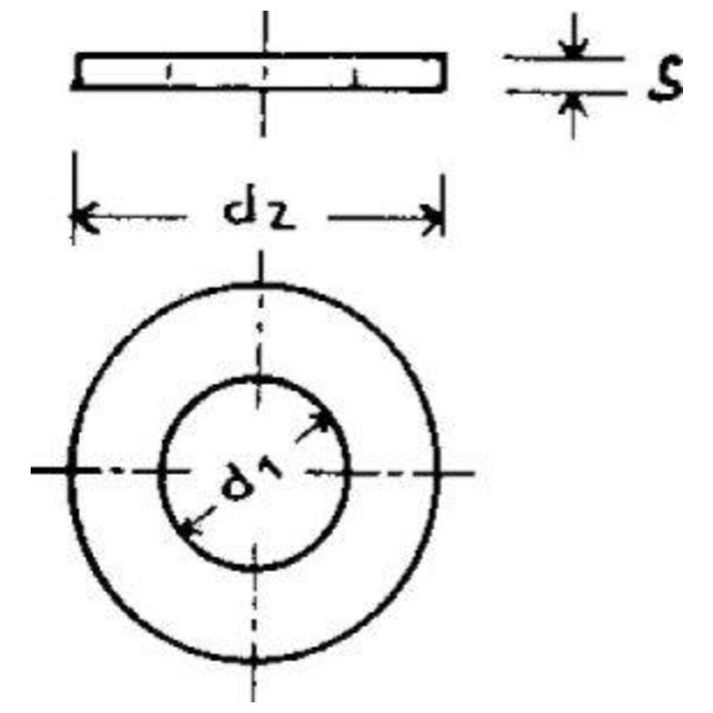 500 Stück E-NORMpro DIN 9021 Edelstahl A2 6,4 HP E-NORMpro (U-Scheiben ...