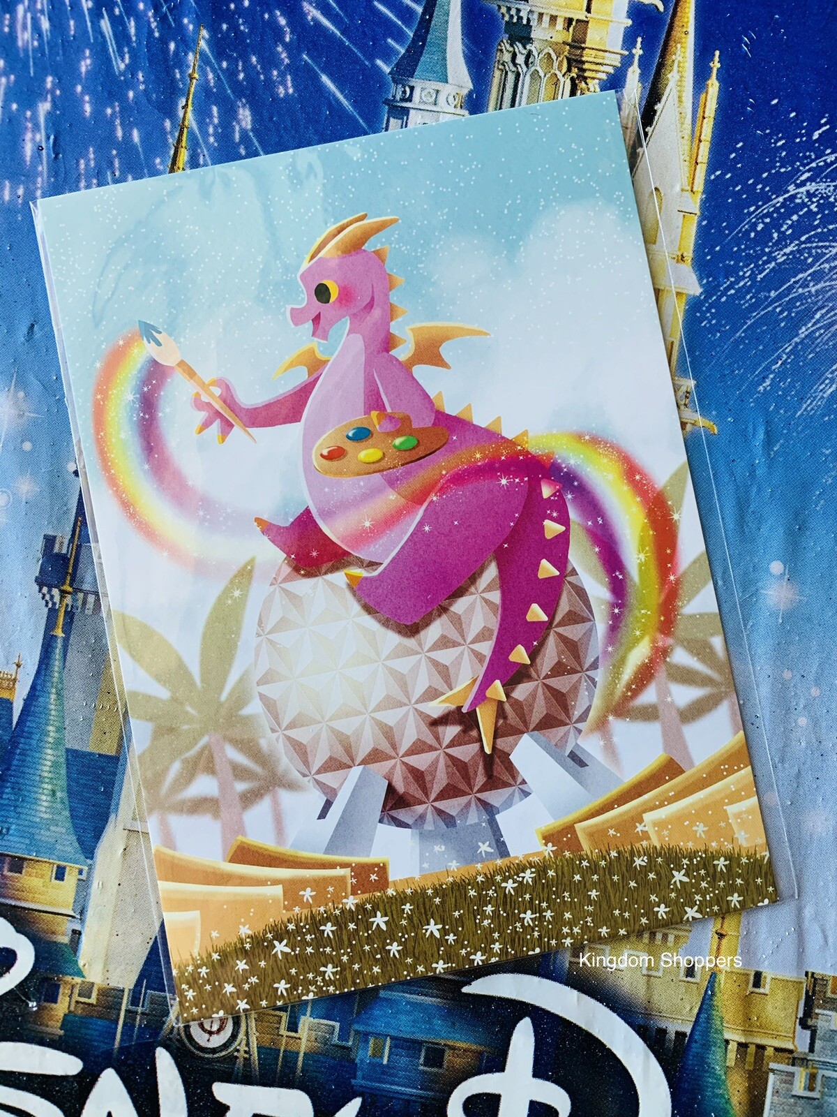 Disney WonderGround Imagination Comes To Life Figment Epcot Postcard ...