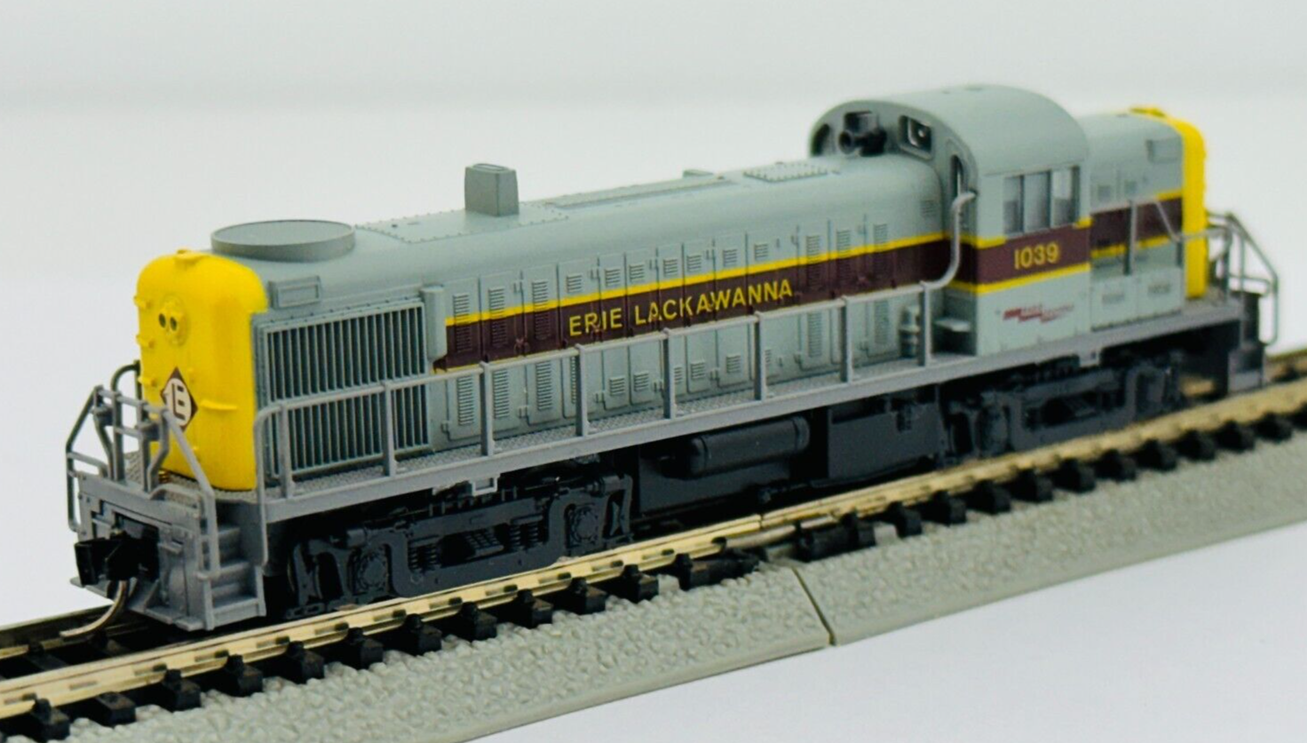 ATLAS #4222 N Scale ALCO RS-3 SWITCHER LOCOMOTIVE - ERIE LACKAWANNA ...