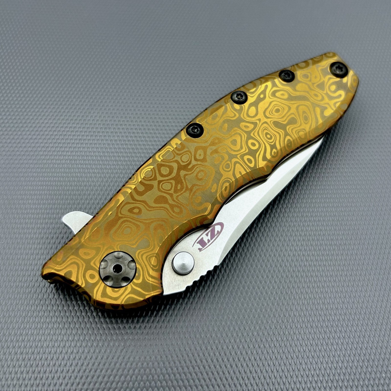 Zero Tolerance 0562Ti Flipper Rick Hinderer Plain Edge ZT 0562 Bronze ...