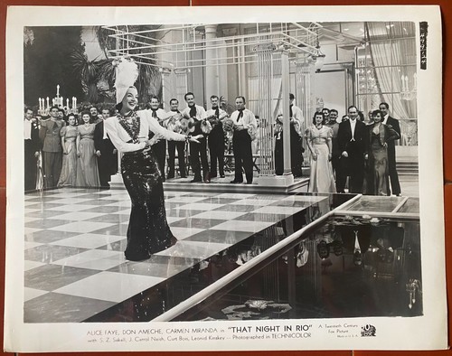 Original Photo One Night in Rio That Night in Rio Alice Faye Don Ameche ...