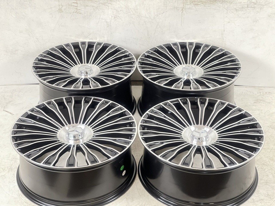 22” STAGGERED WHEELS RIMS FOR MERCEDES W221 W222 S350 S450 S550 S560 ...