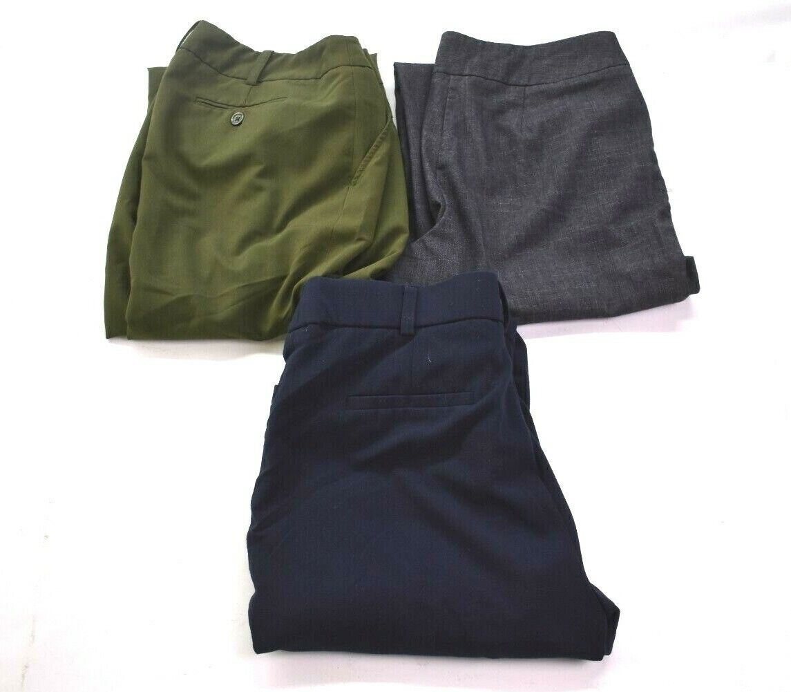 Dressbarn Womens Lot of 3 Hook & Button Front Pants Zip Fly Slash ...