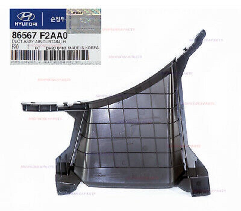 Duct ASSY Air Curtain Left Genuine Hyundai Elantra Sedan 2019-2020 ...