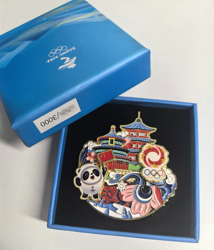 2020Tokyo Olympic&2022 Beijing BingDwenDwen TeamChina Participate Pin ...