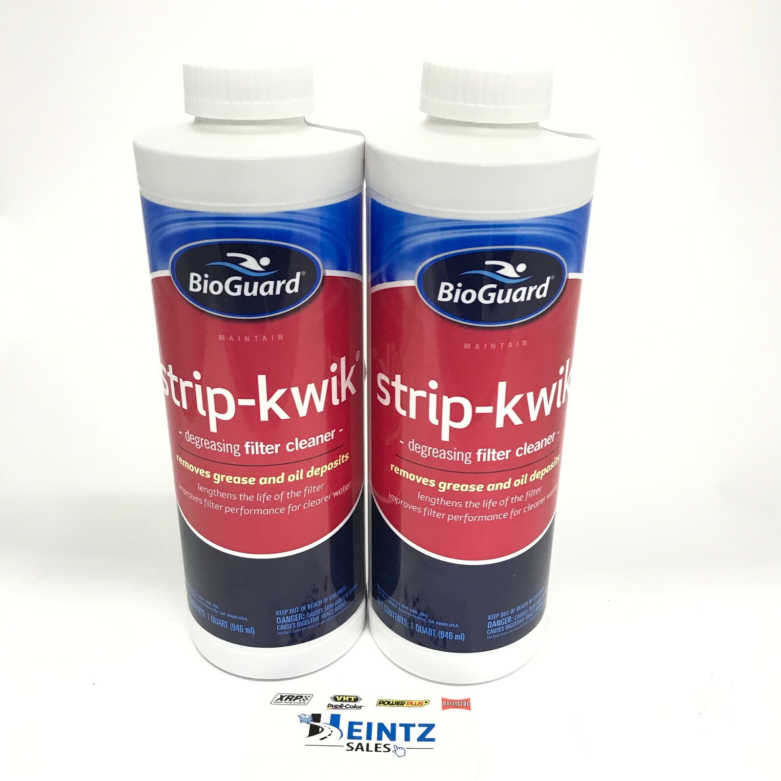 BioGuard-23756-2 PACK Strip-Kwik Degreasing Filter Cleaner - 2 Quarts ...