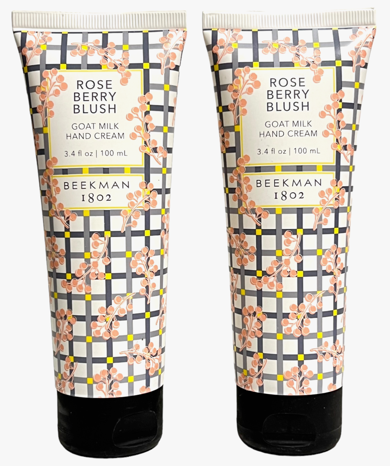 Beekman 1802 Rose Berry Blush Goat Milk Hand Cream 3.4 oz TWO Tubes | eBay