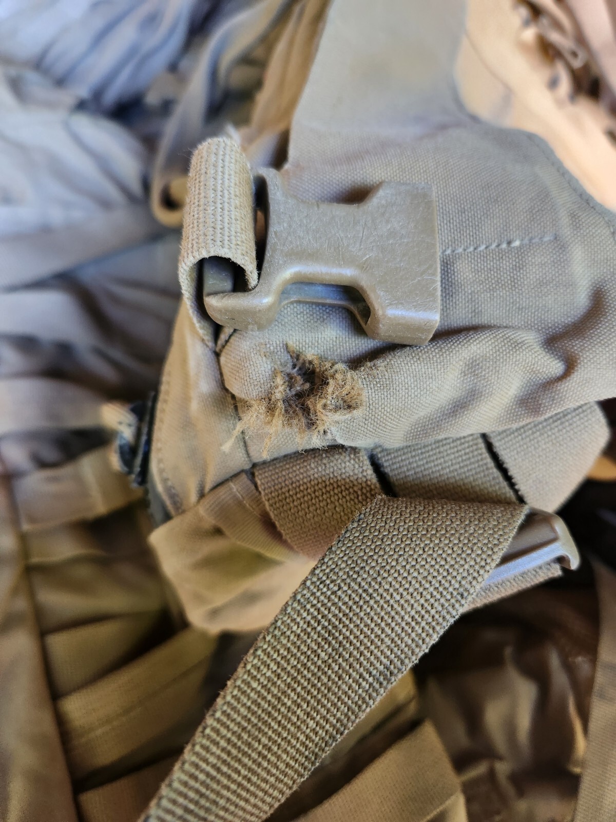 US MILITARY CIF Issued USMC Coyote FILBE System Large Rucksack Main ...
