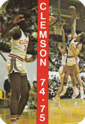 1974-75 CLEMSON TIGER BASKETBALL POCKET SCHEDULE | eBay