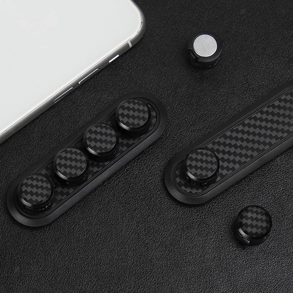 Magnetic Cable Organizer with 4 Buckles Desktop Cord Management for ...