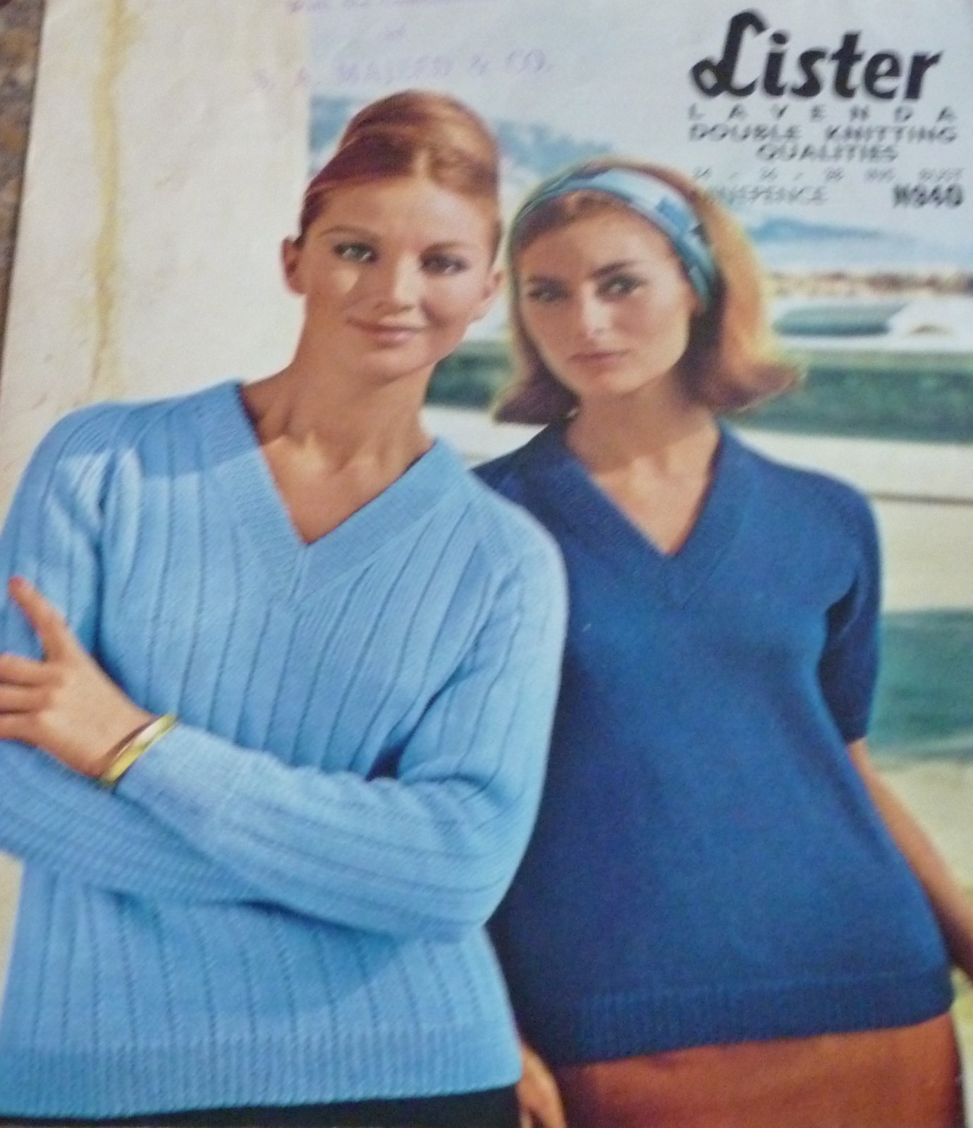 Vintage Lister Knitting Pattern Ladies DK Classic Raglan Jumper ...