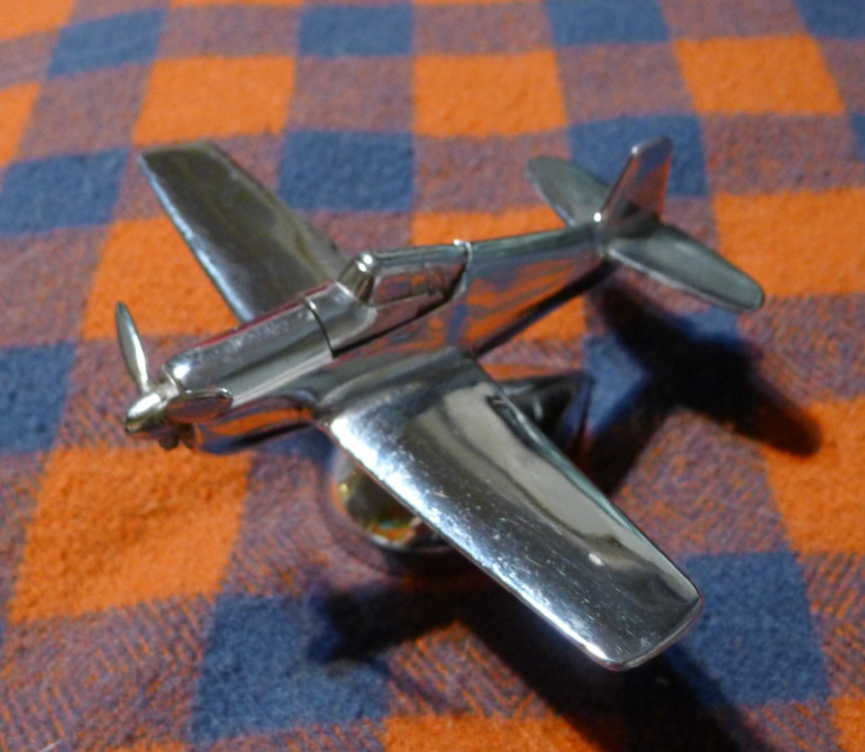 Vtg Chrome AIRPLANE Cigarette LIGHTER Hamilton Grunman | eBay